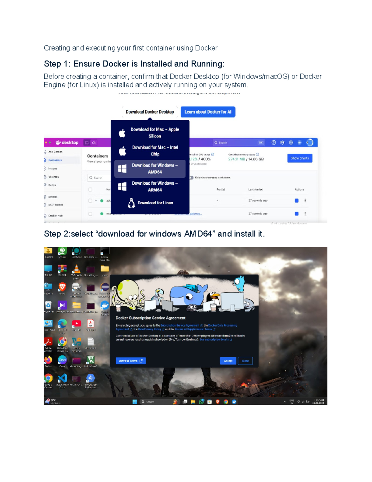 CC EXP 8 - Lab: Creating Your First Docker Container - Studocu