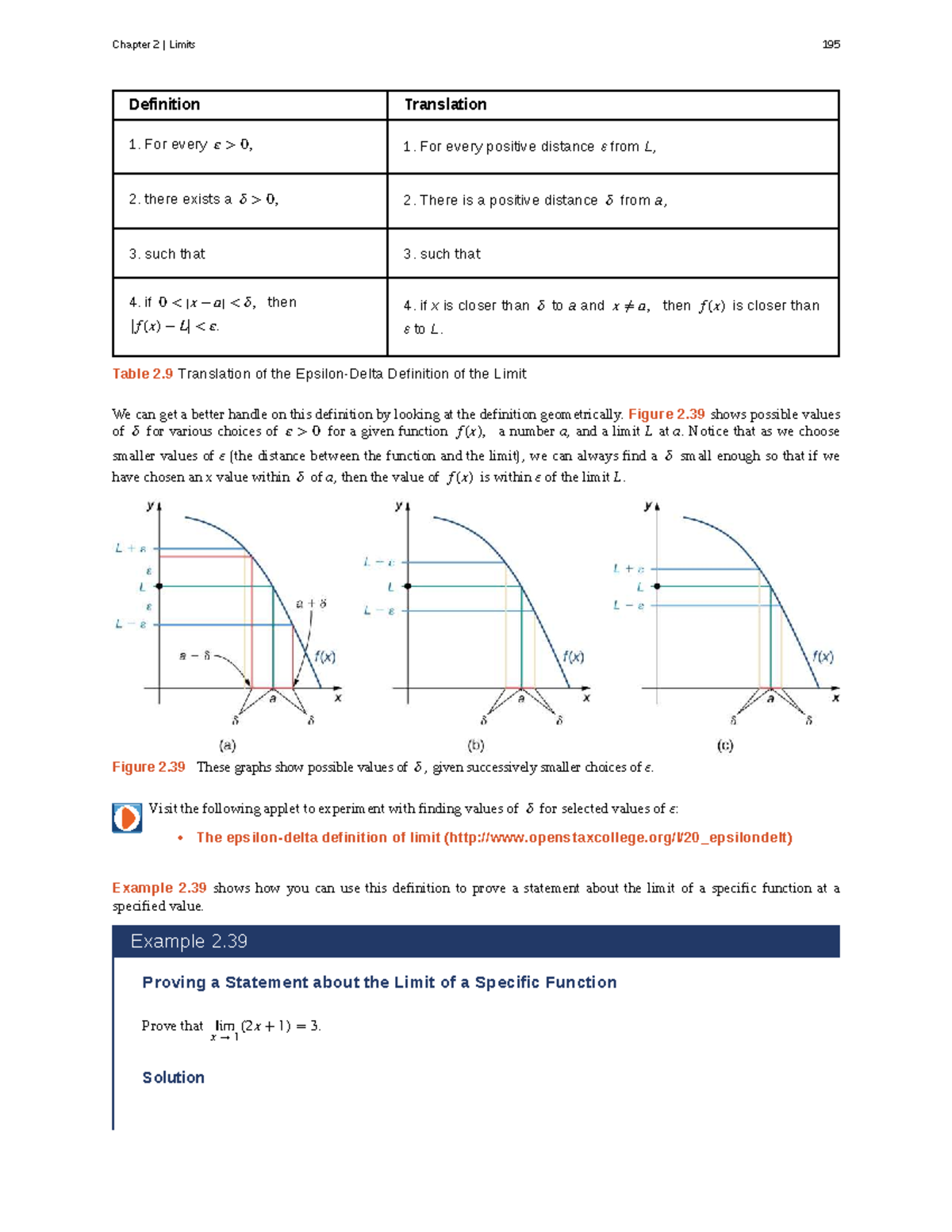 Chapter 2: Limits - Definition and Geometric Interpretation (Calc 1 ...