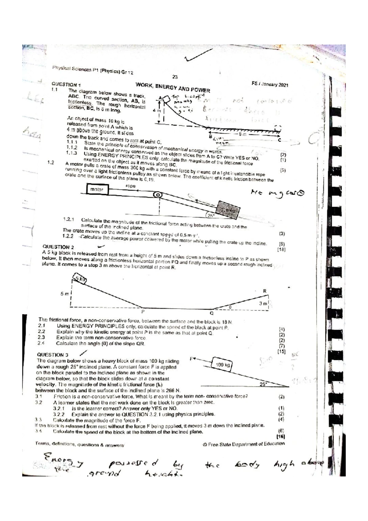 Grade 11 Physical Sciences: Electromagnetism MCQ Test Questions - Studocu