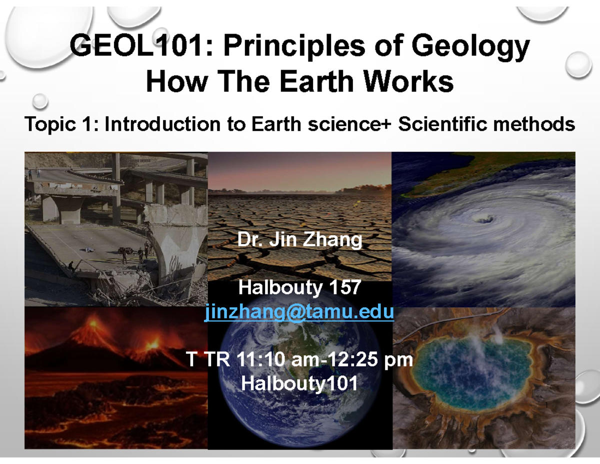 GEOL101: Principles of Geology - Introduction to Earth Science and ...
