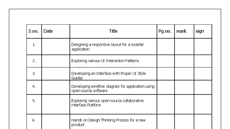 CCS370 UI & UX Manual: Design Thinking & Responsive Layouts - Studocu