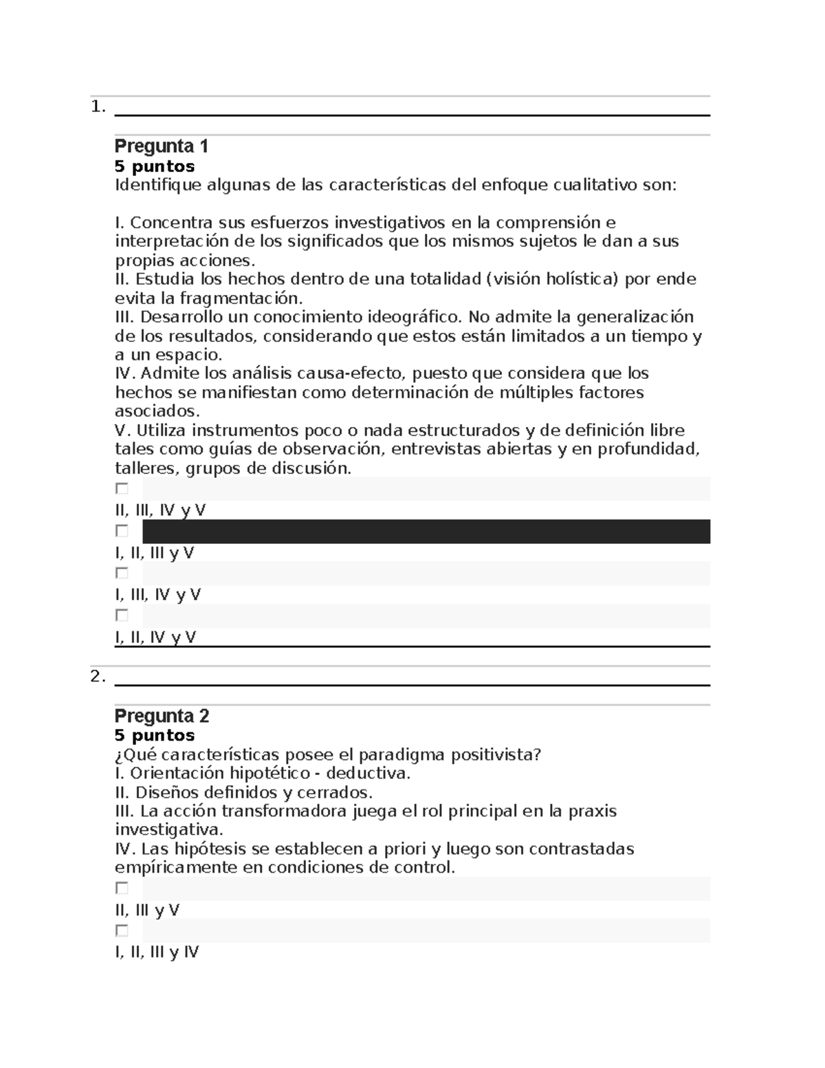 Examen Final Metodología de la Investigación: Preguntas y Respuestas - Studocu