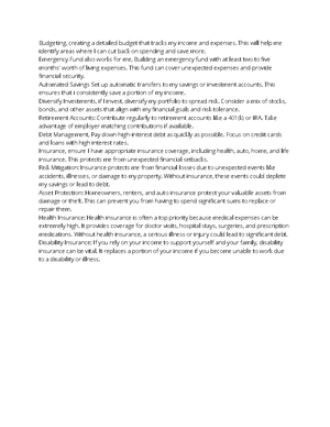 [Solved] Which of the following is the term for assets minus ...