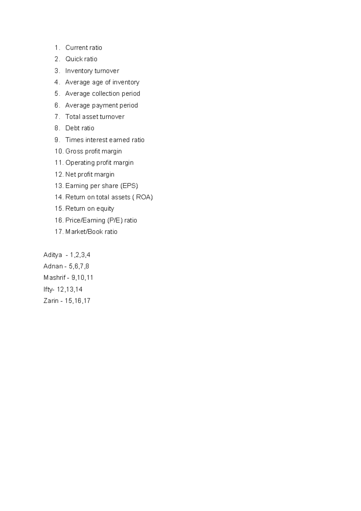 Descriptiive Report Ratio Analysis Heidelberg Cement BD Confidence ...