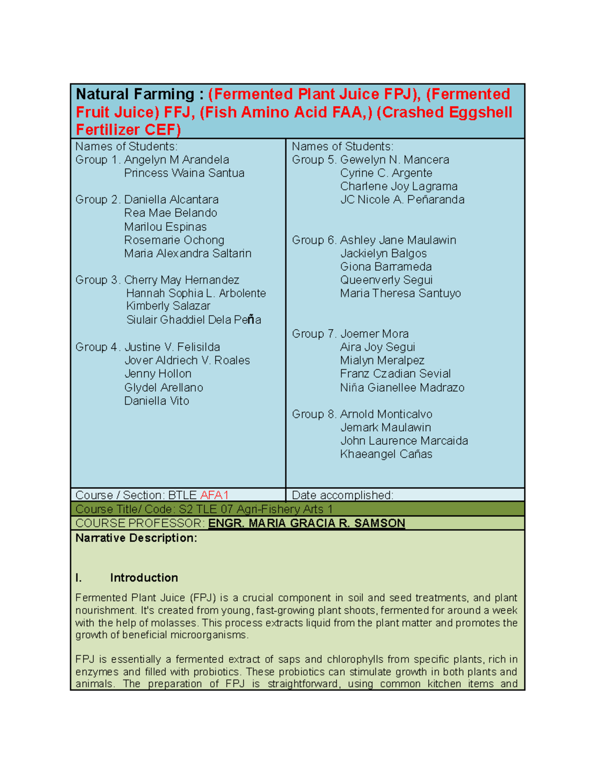 Natural Fertilizer Making Guide: Fermented Plant & Fruit Juices (S2 TLE ...