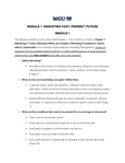D174 Final Study Guide: Marketing Concepts from Modules 1 & 2 - Studocu