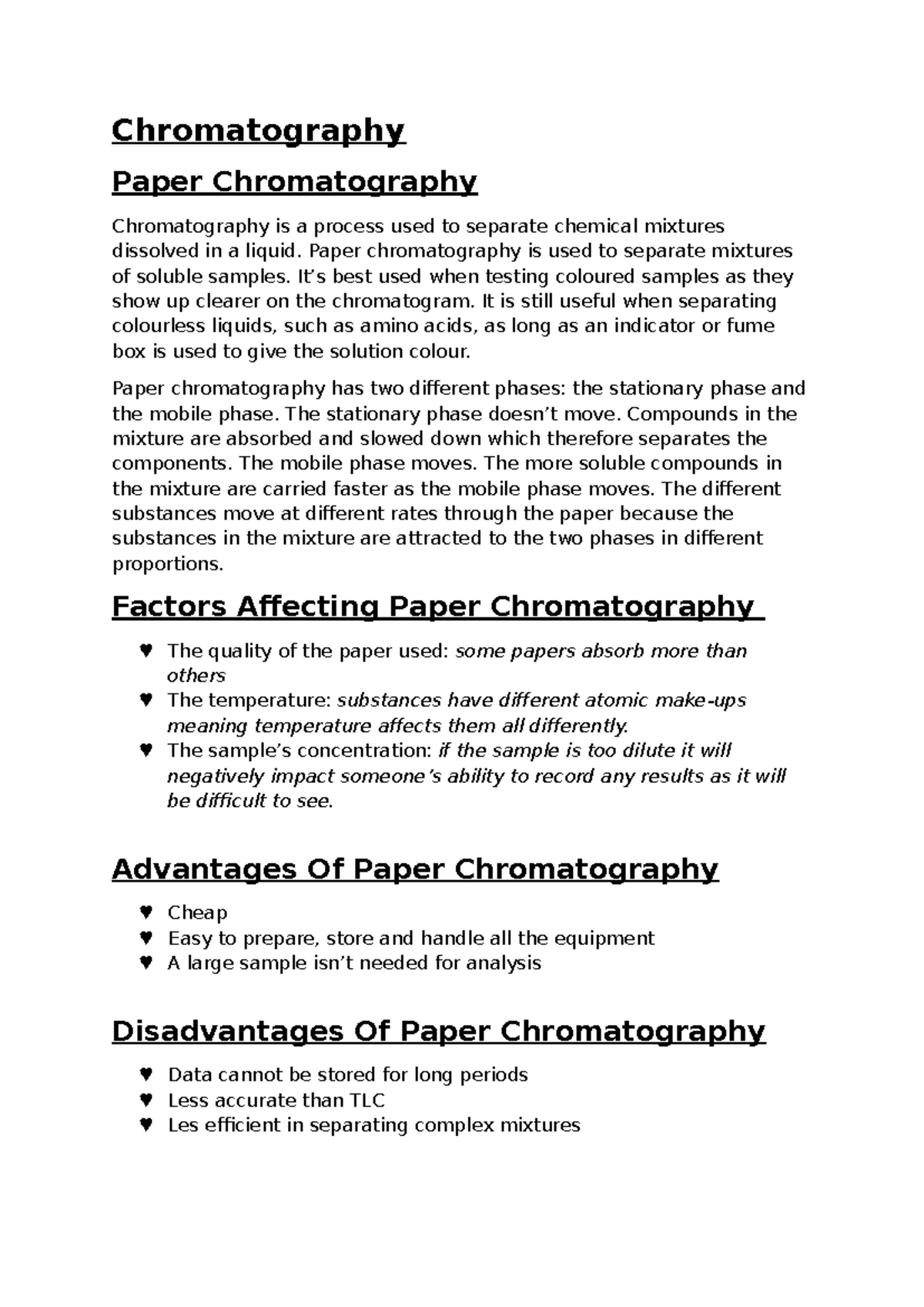 Chromatography Techniques: Paper & TLC Analysis - AQA A Level Biology ...