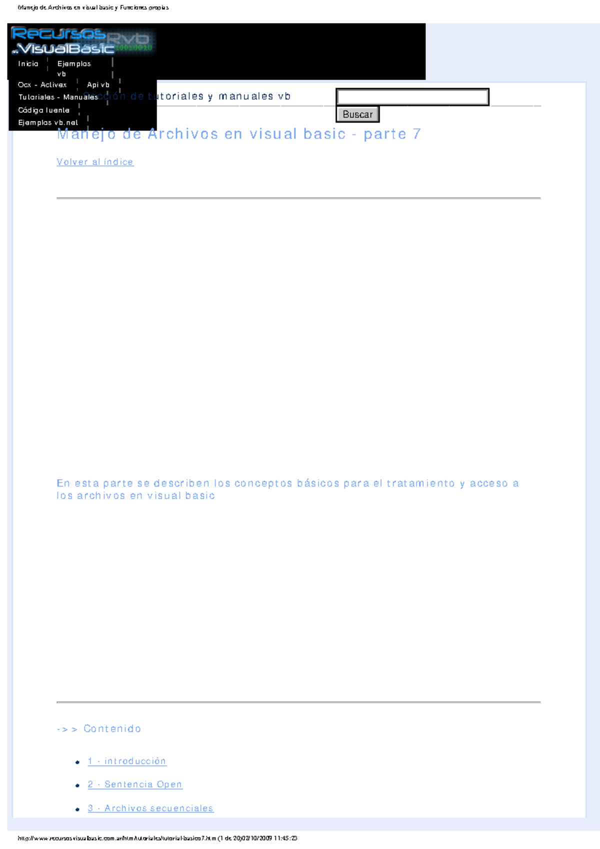 Inform tica. Programaci n. Visual basic. Manejo de y Funciones propias - Sección de tutoriales y ...