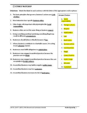Domain 1 - Lesson 2 Business Plans and Legal Protections - 17 | Domain ...