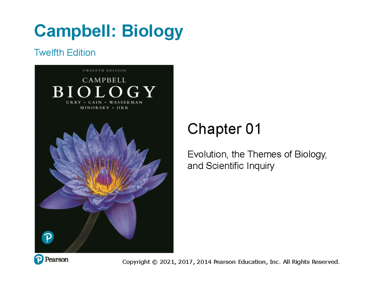 BIO 101: Lecture Notes on Introduction to Biology and Evolution - Studocu