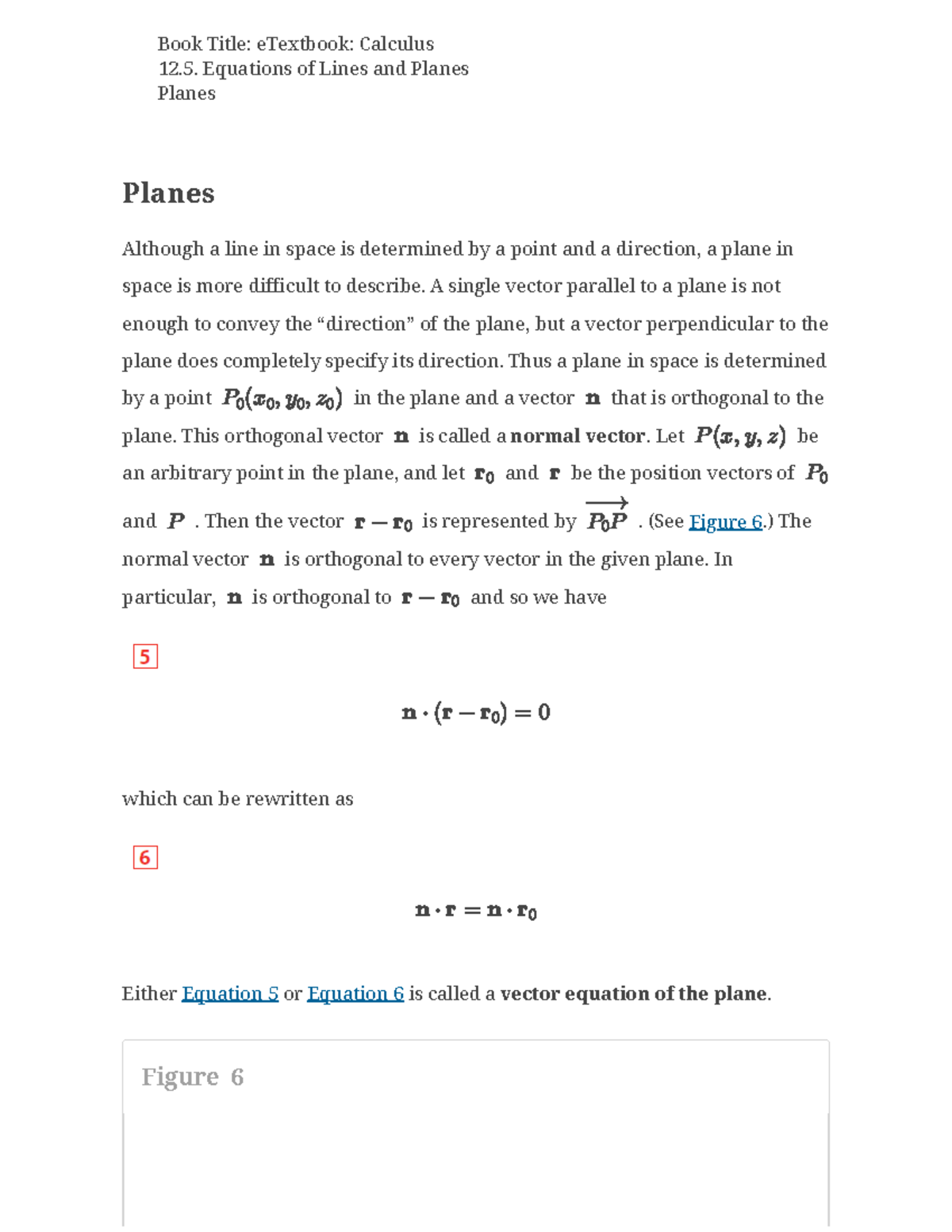 Calculus 12.5: Equations of Lines and Planes in Space - Studocu
