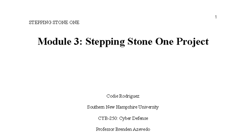 CYB-250 Module 3: Threat Modeling of the OPM Breach Analysis - Studocu
