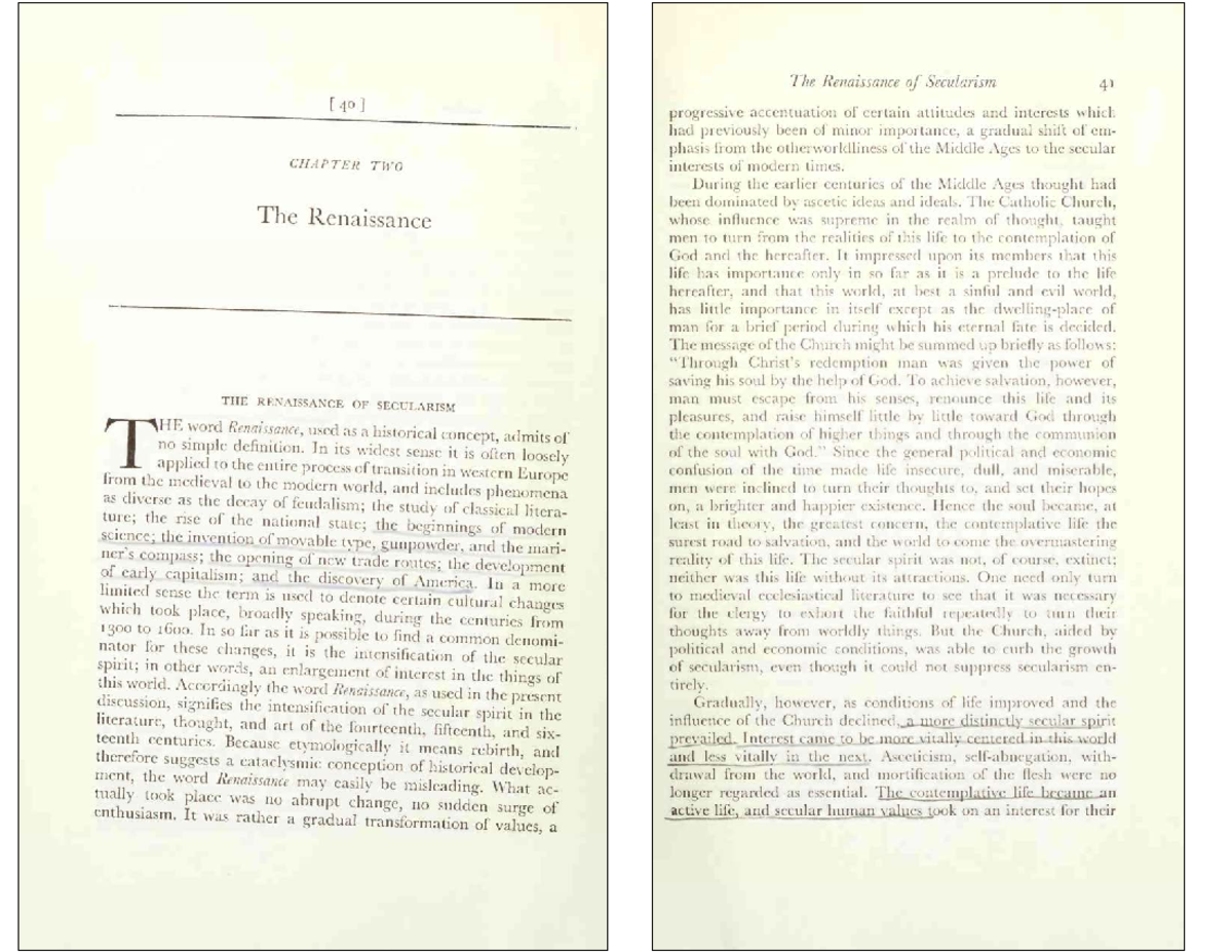 The Renaissance by Robert Ergang - The Renaissance of Secularism 4) 40 ...