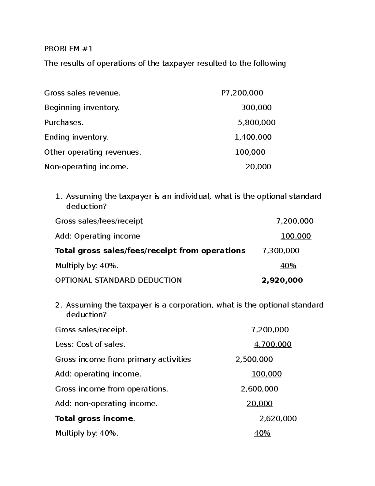 RIT part II assignment - PROBLEM The results of operations of the ...