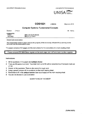 Computer Practice N4 - Assignment 1 - 1 OXBRIDGE ACADEMY | ASSIGNMENT 1 ...