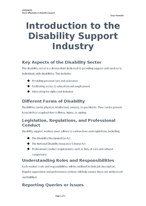 [Solved] List eight support strategies a support worker could use ...