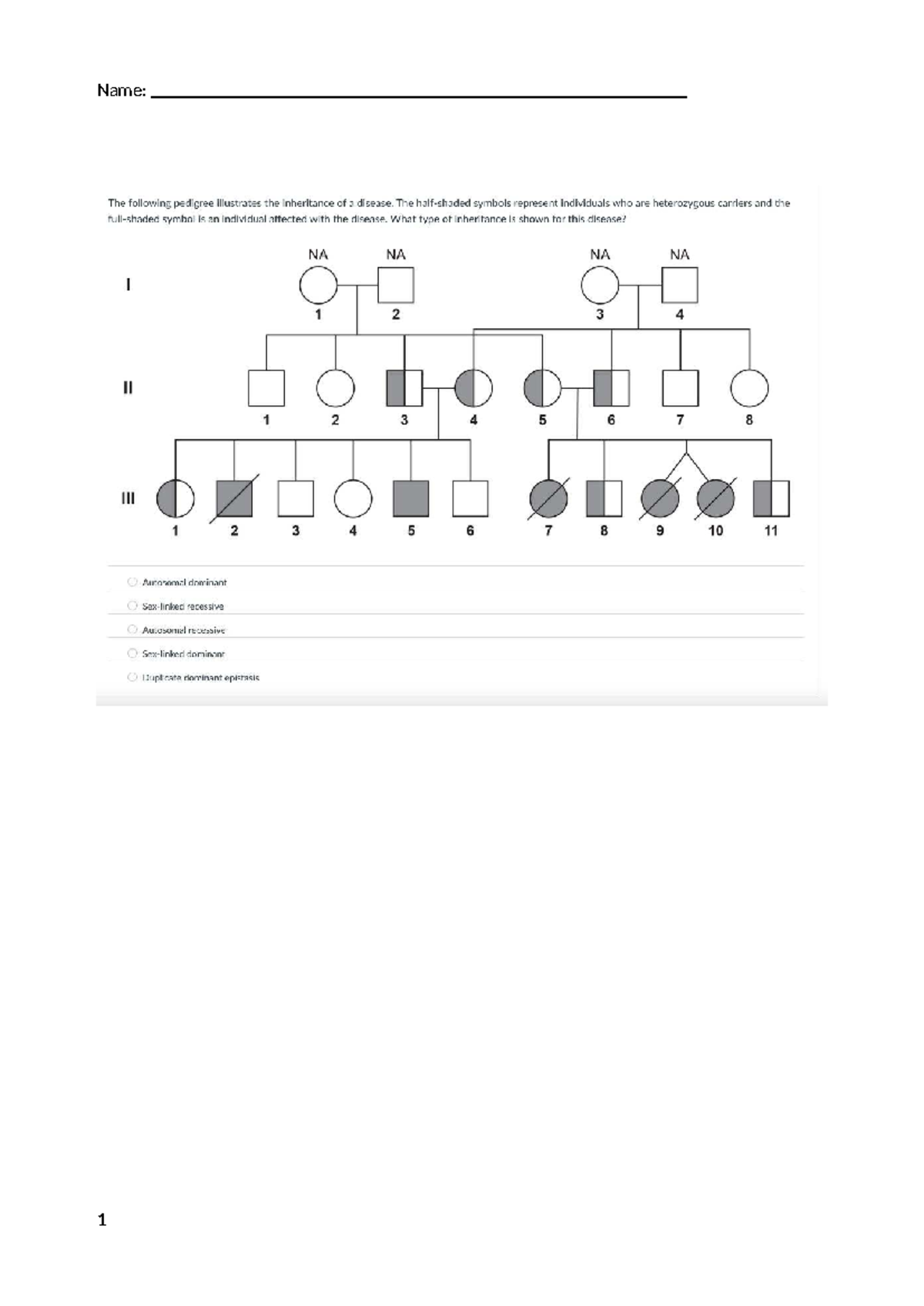 Revision Test 1 2025: DNA Structure & Replication Concepts - Studocu