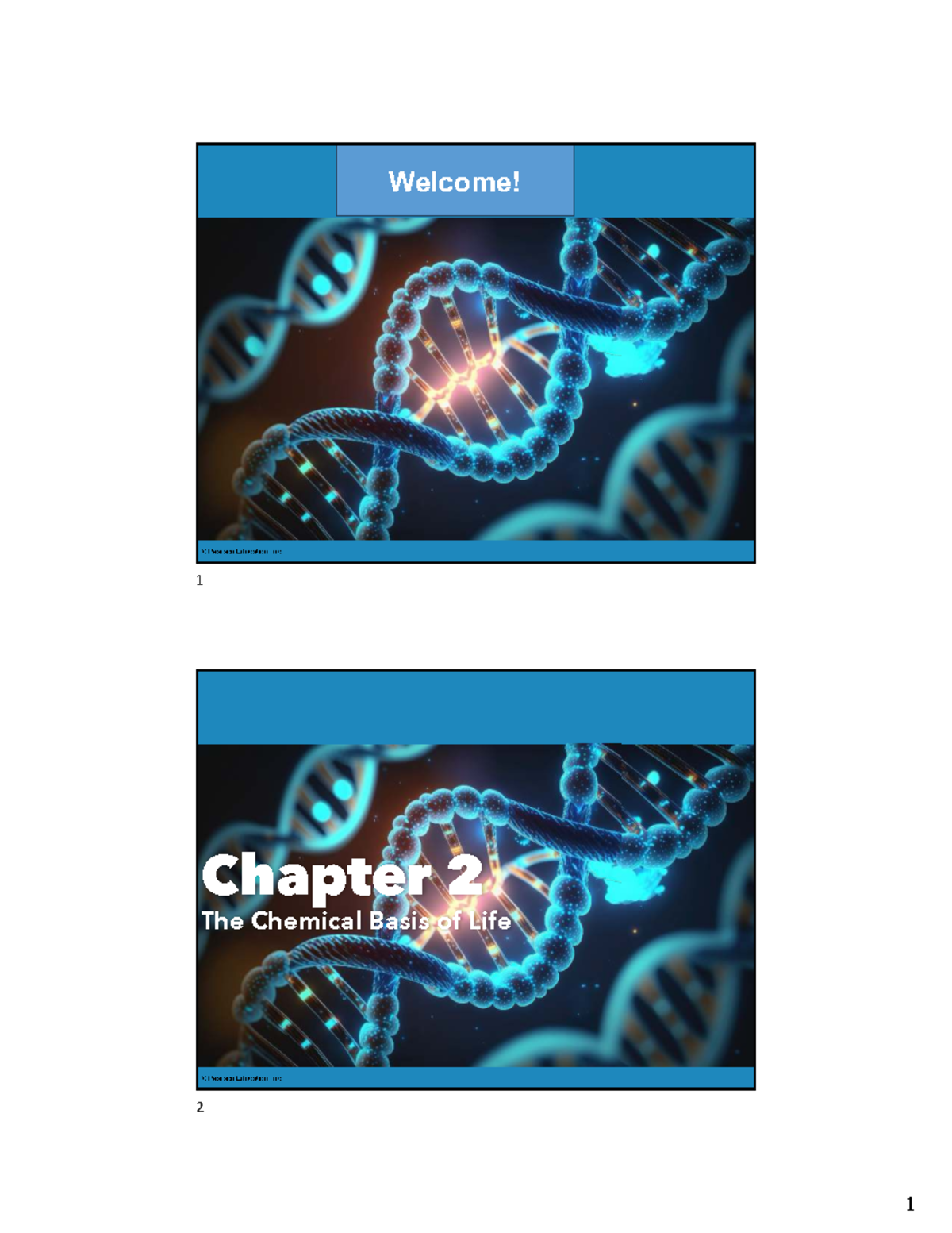 Bio107 - Chapter 2: The Chemical Basis of Life Notes - Studocu