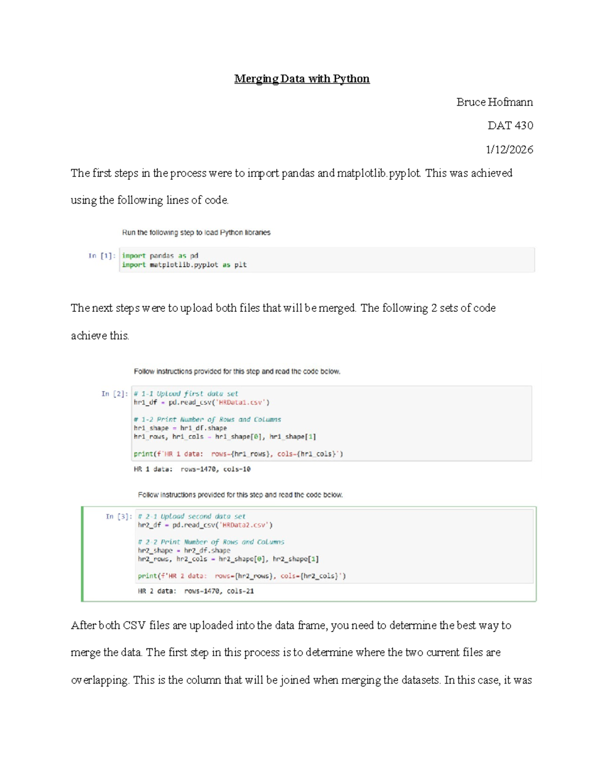 Merging CSV Files in Python: A Guide for DAT 430 Students - Studocu