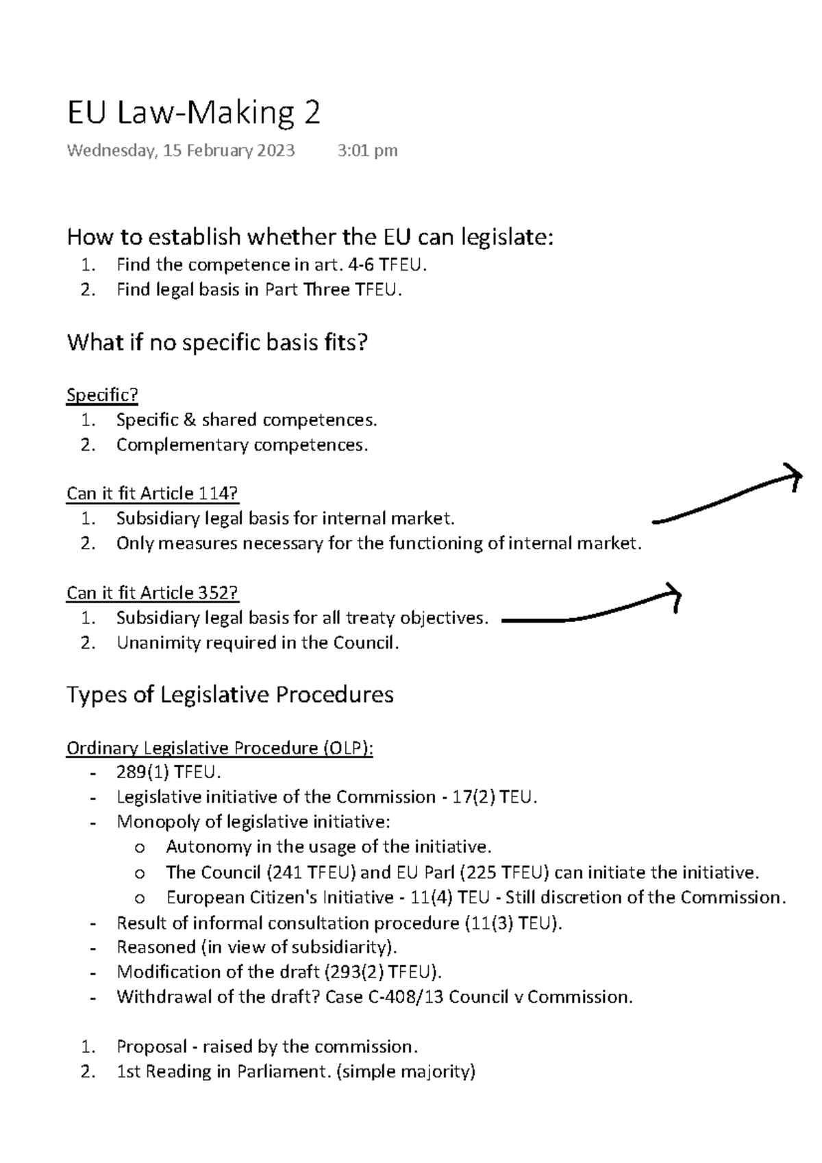 Understanding the EU Law-Making Process II: Legislative Procedures ...