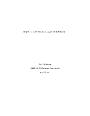 [Solved] Interpretive Commentary Final Assignment Instructions Overview ...