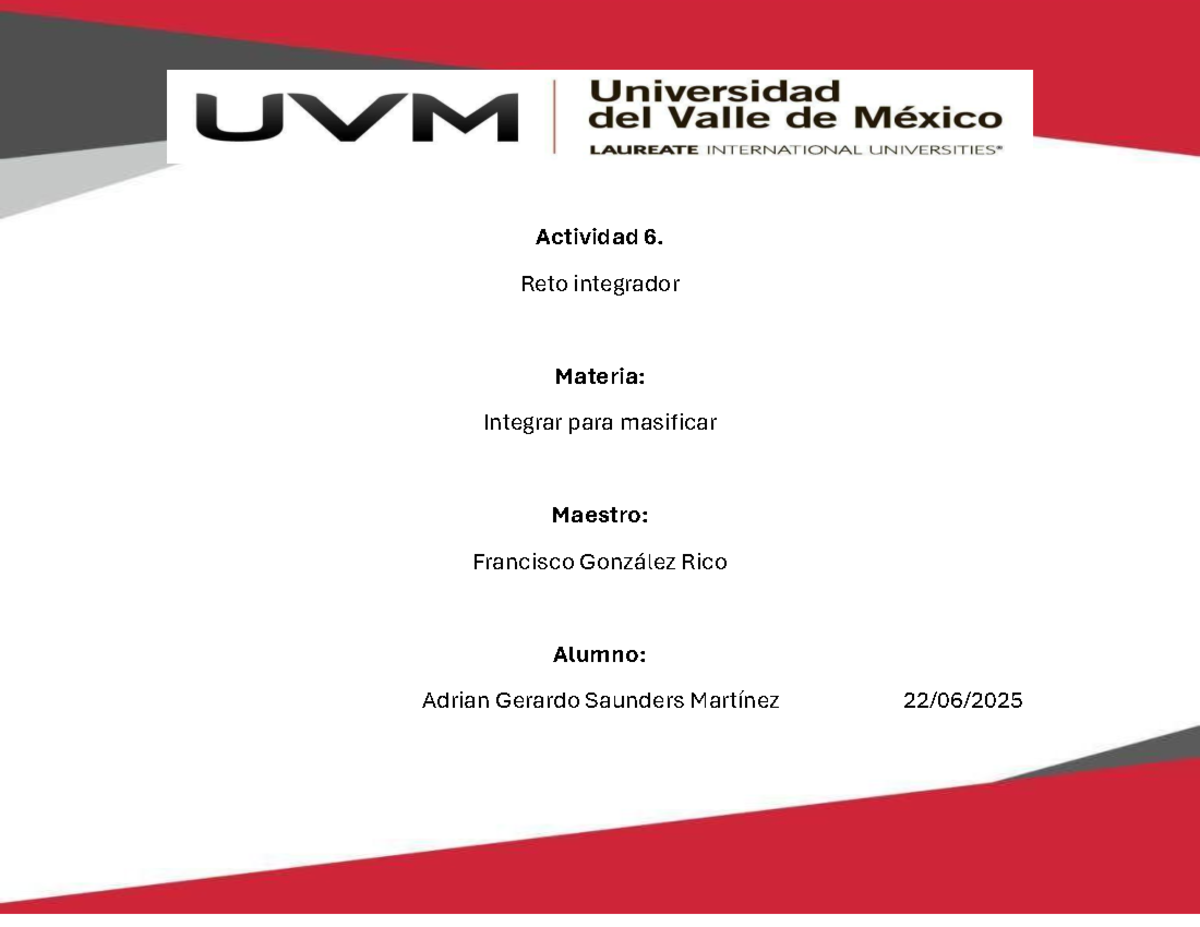ACT6 AGSM - Mapa de Interconectividad Virtual para Salud - Studocu