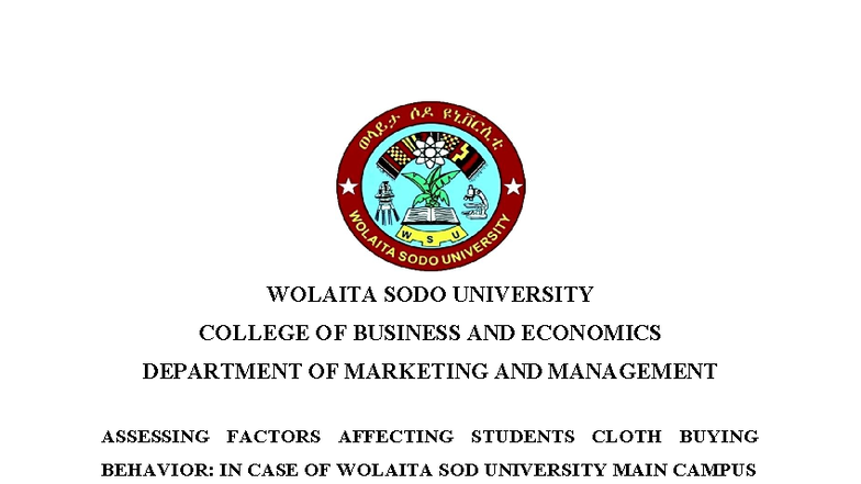 Assessing Factors Influencing Student Clothing Buying Behavior: A Study ...