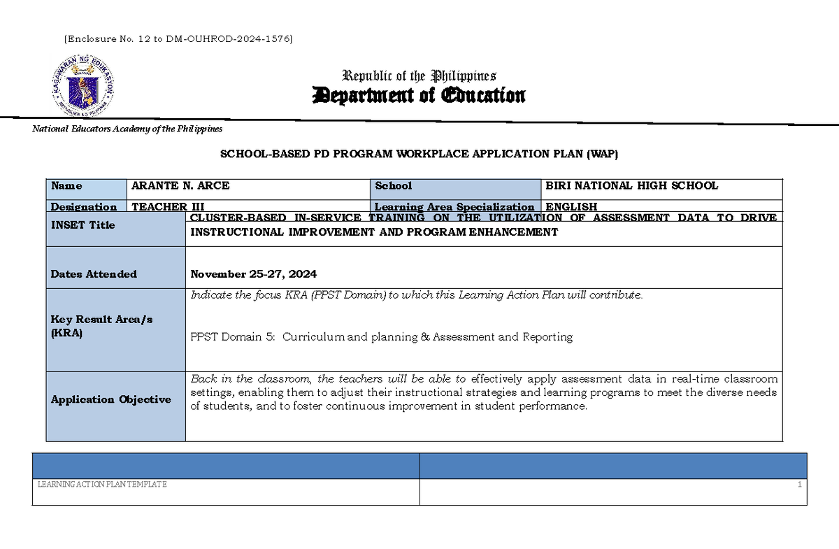 Workplace- Application-PLAN - (Enclosure No. 12 to DM-OUHROD-2024-1576 ...