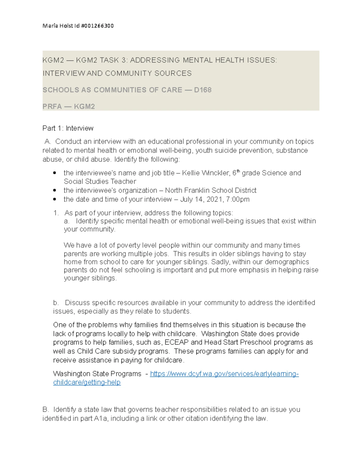 TASK 3: Interview Insights on Mental Health & Community Support ...