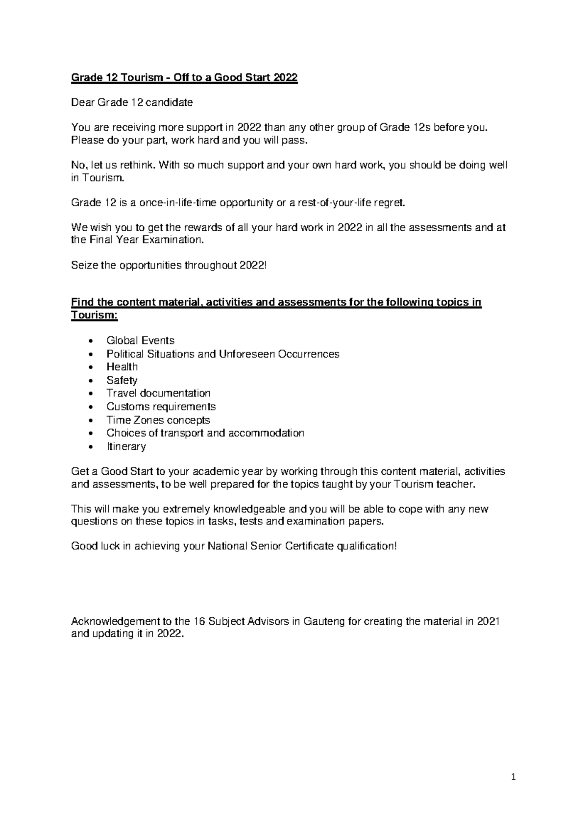 Tourism Grade 12 Term 1 Week 10: Understanding Time Zones - Studocu