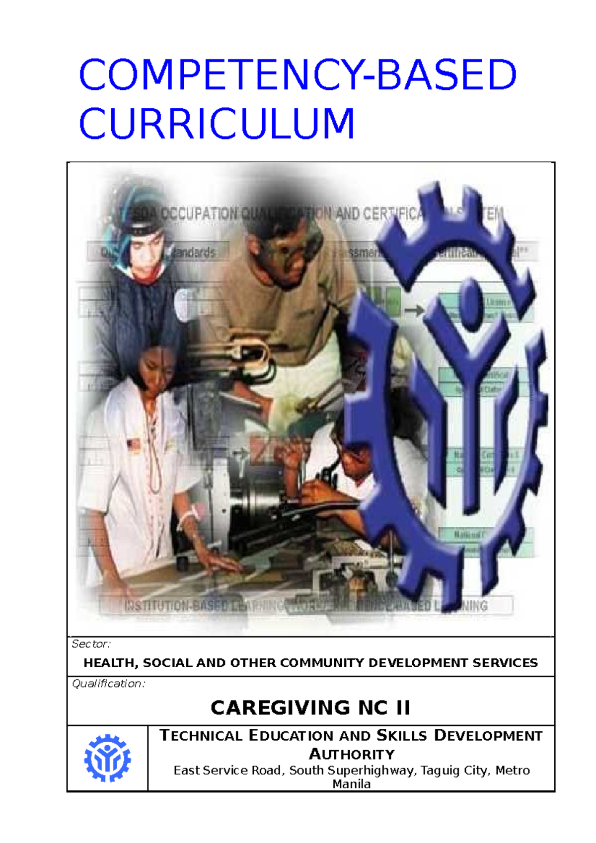 CBC Caregiving NC II Curriculum: Competencies and Course Design - Studocu