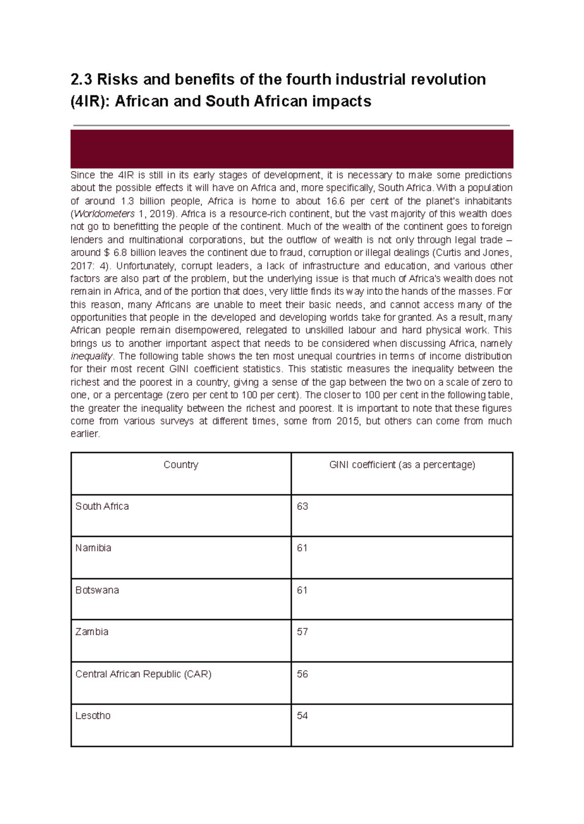 4IR Impacts on Africa: Risks, Benefits, and South African Insights ...