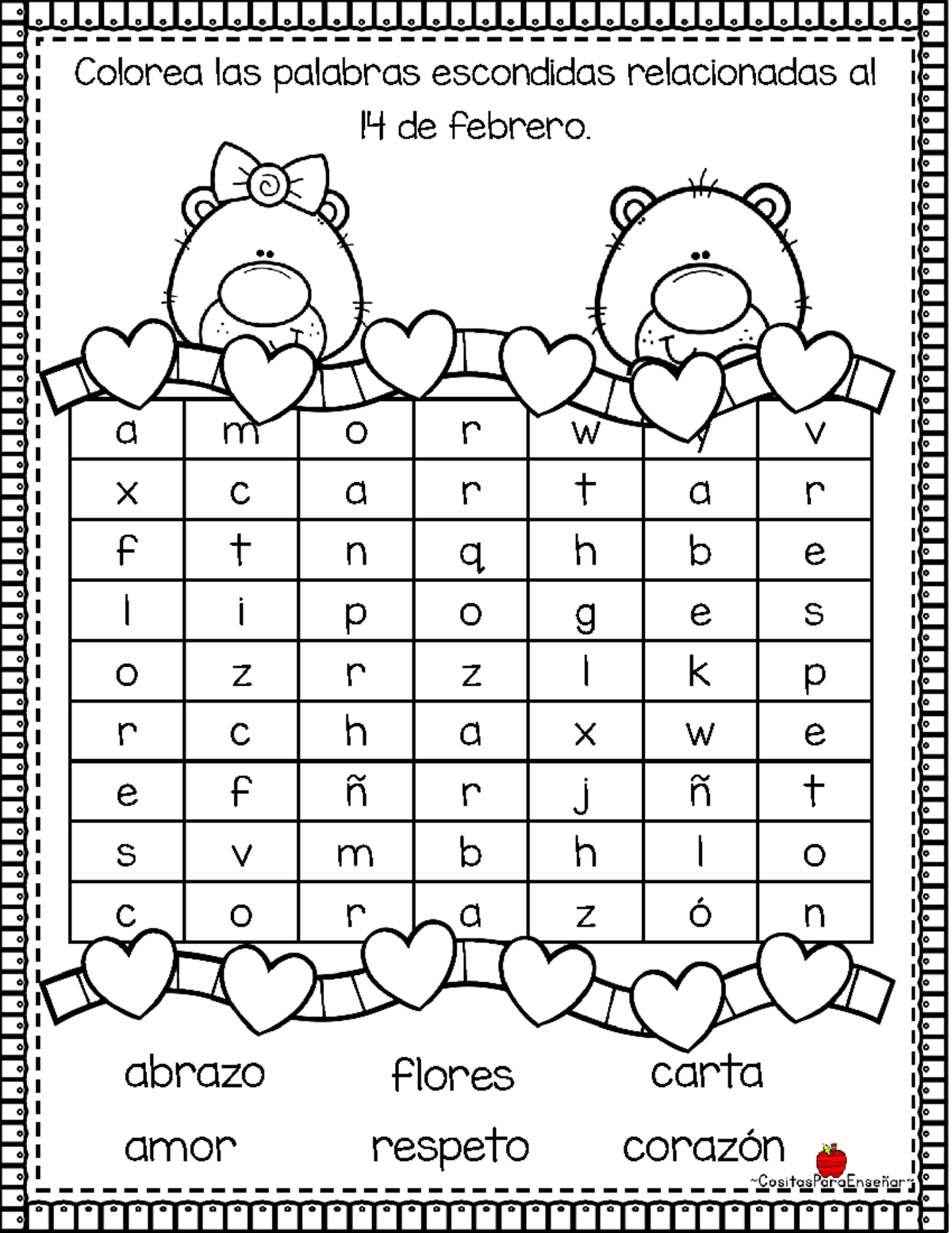 Actividades de San Valentín: Ejercicios Creativos y Numéricos - Studocu