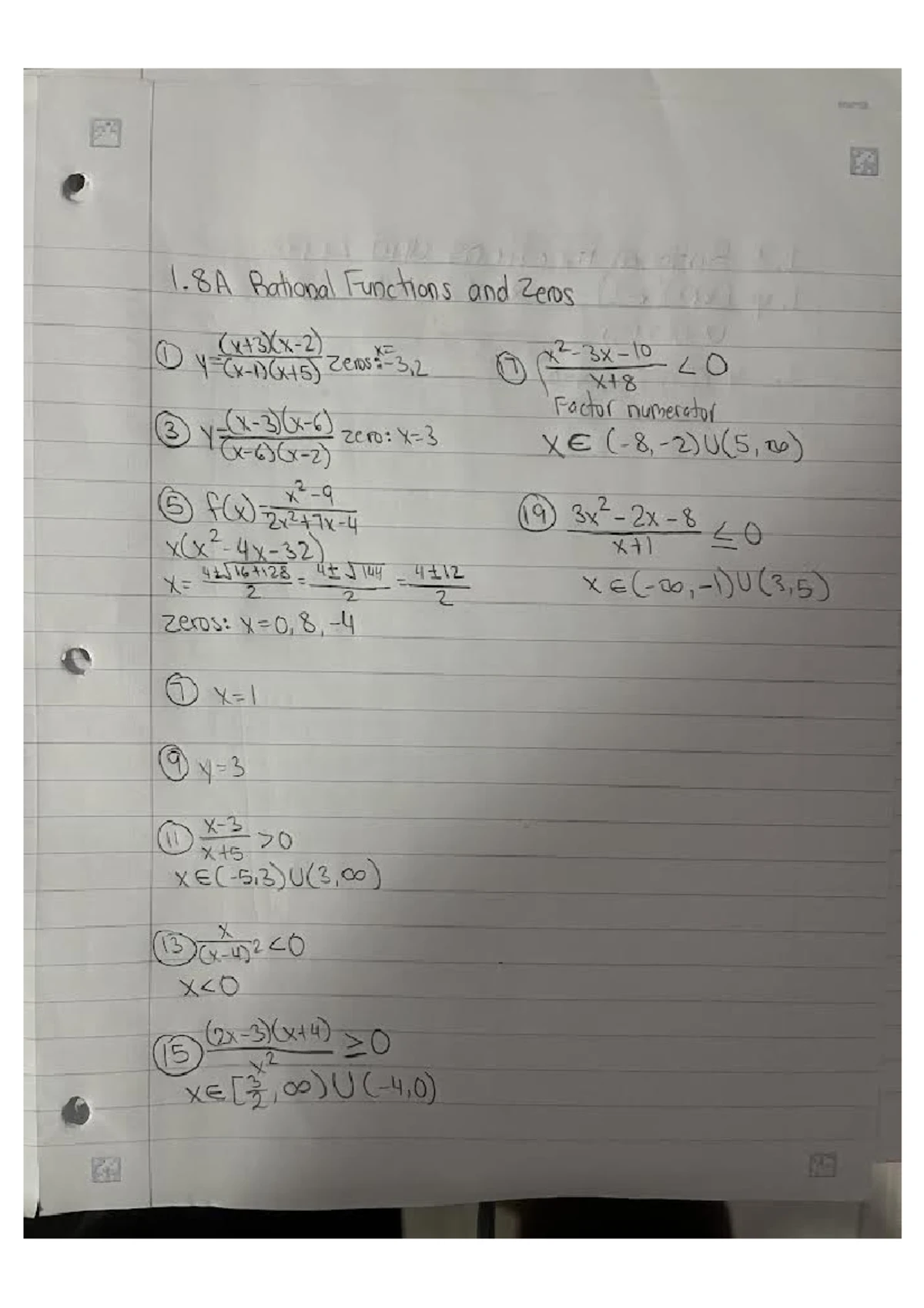 AP Pre-Calc PR1.2: Analyzing Linear and Quadratic Functions - Studocu