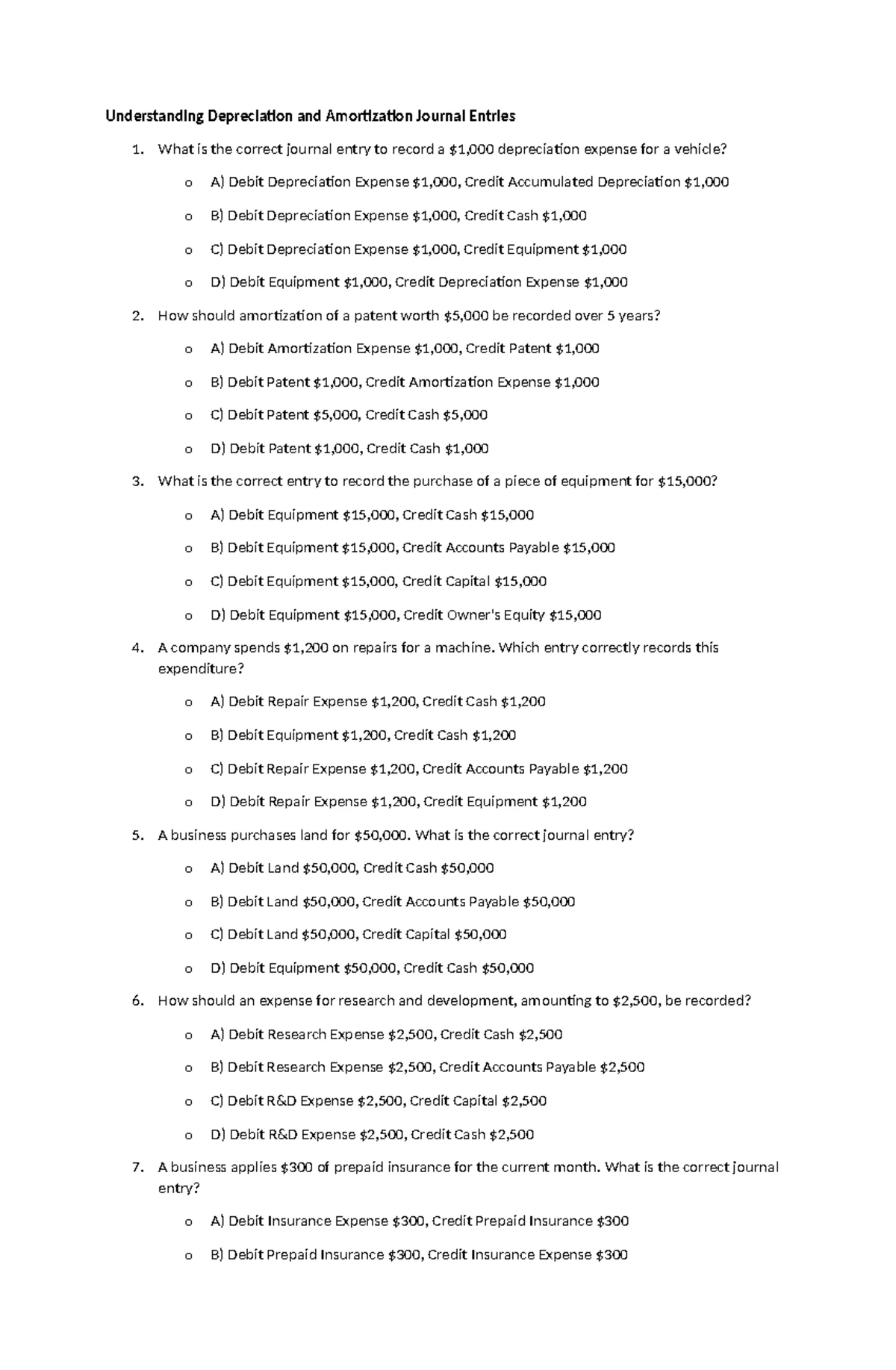 Journal Entries for Liability and Equity Transactions (FIN 101) - Studocu