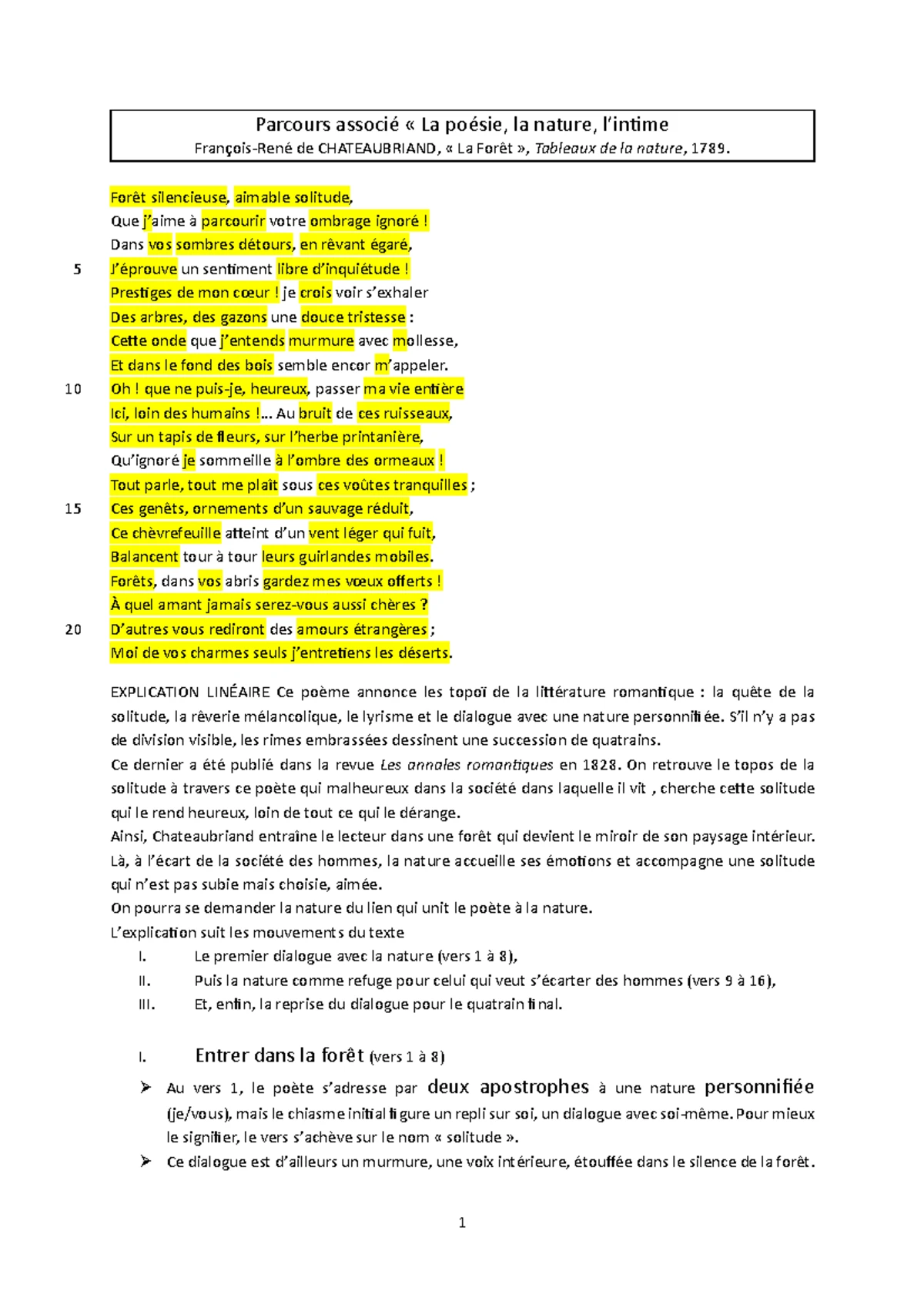 Lecture linéaire 3 de L’onde du chaos par Hélène Dorion - Analyse ...