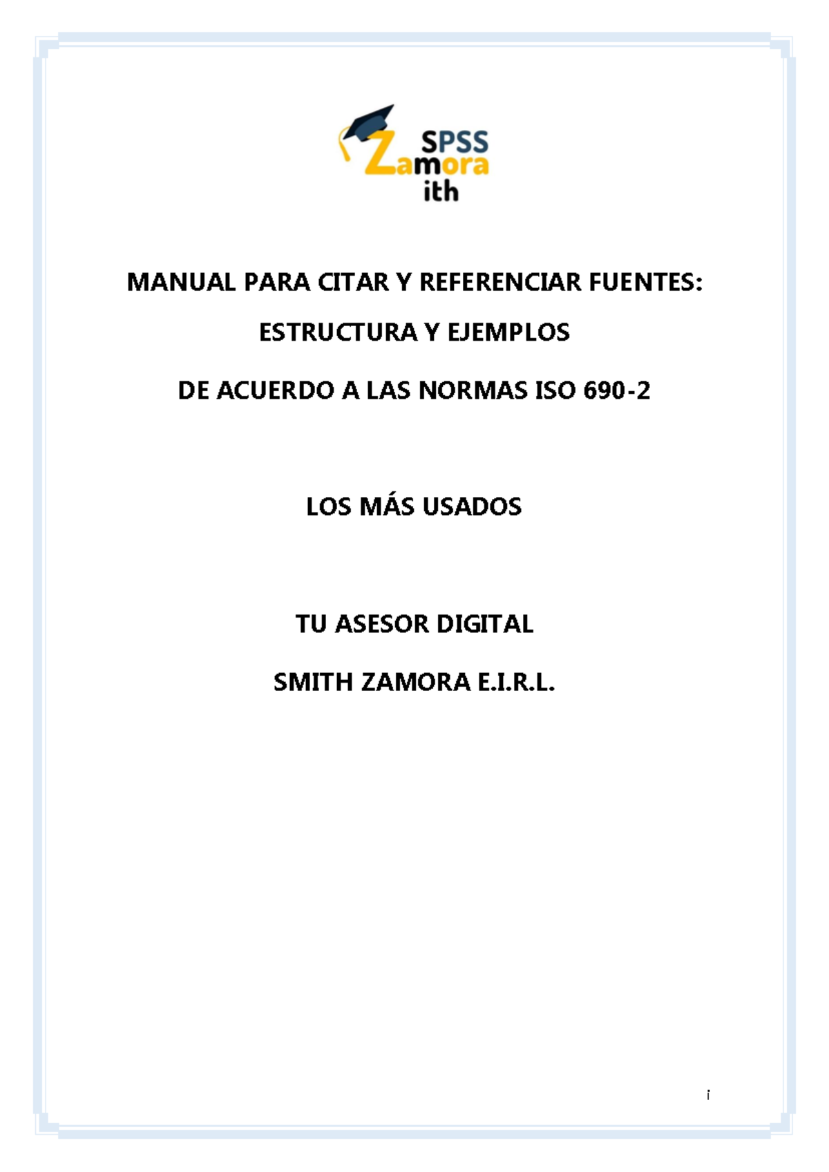 Manual de Normas ISO 690-2: Citas y Referencias, Edición 2021 - Studocu