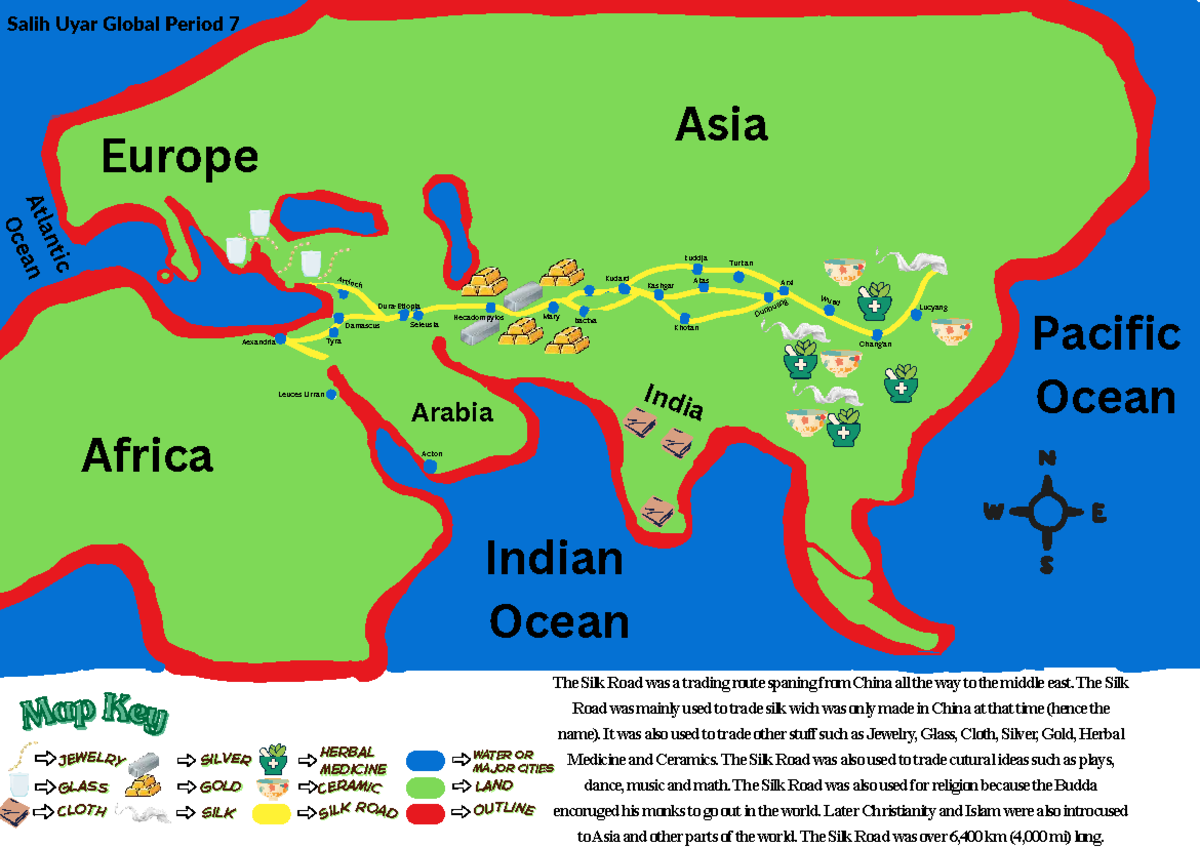 Silk Road Trade Routes: A Historical Overview (A4 Landscape) - Studocu