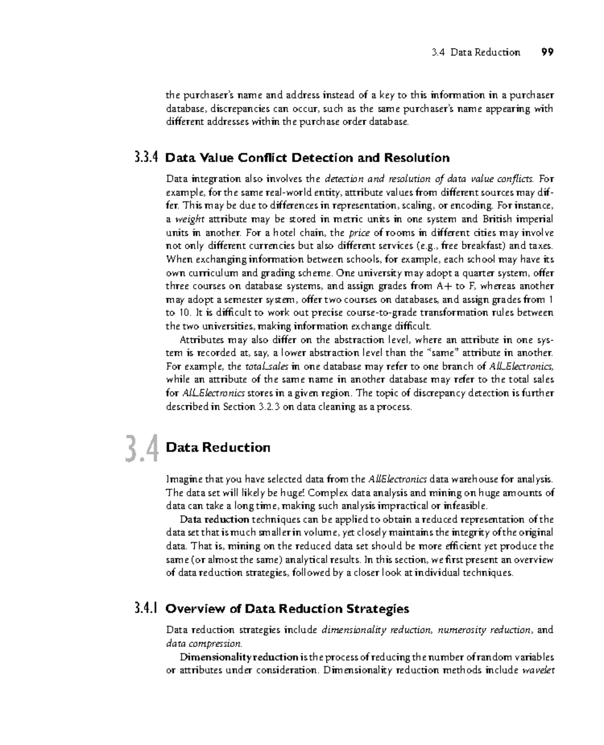 Unit 5 Data Reduction Techniques - Notes for Preparation - Studocu