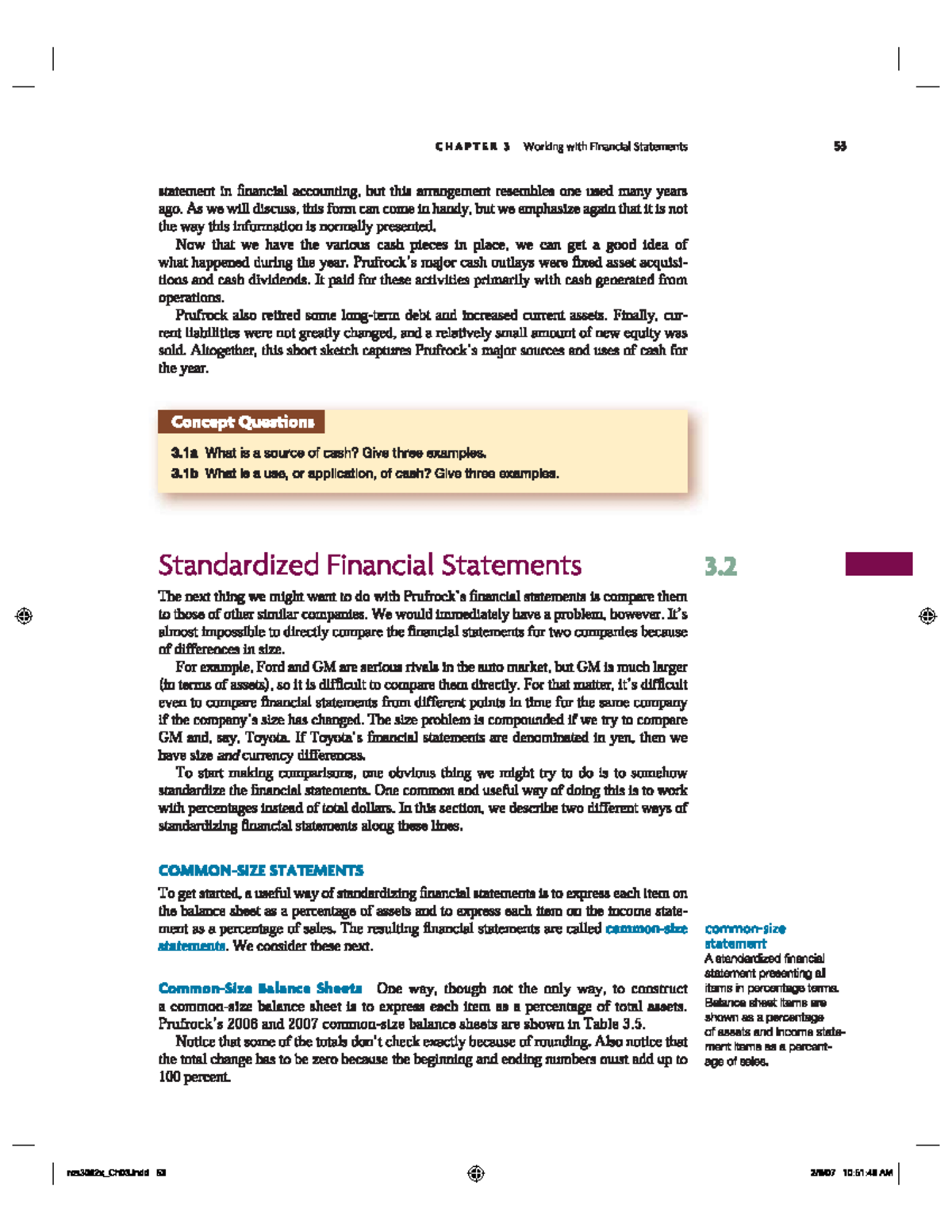 CHAPTER 3 Standardization of Financial Statements in Accounting - Studocu