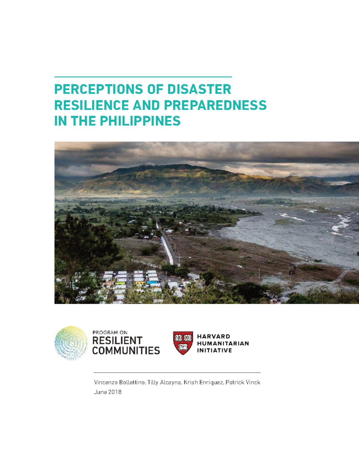 PERCEPTIONS OF DISASTER RESILIENCE & PREPAREDNESS IN THE PHILIPPINES ...