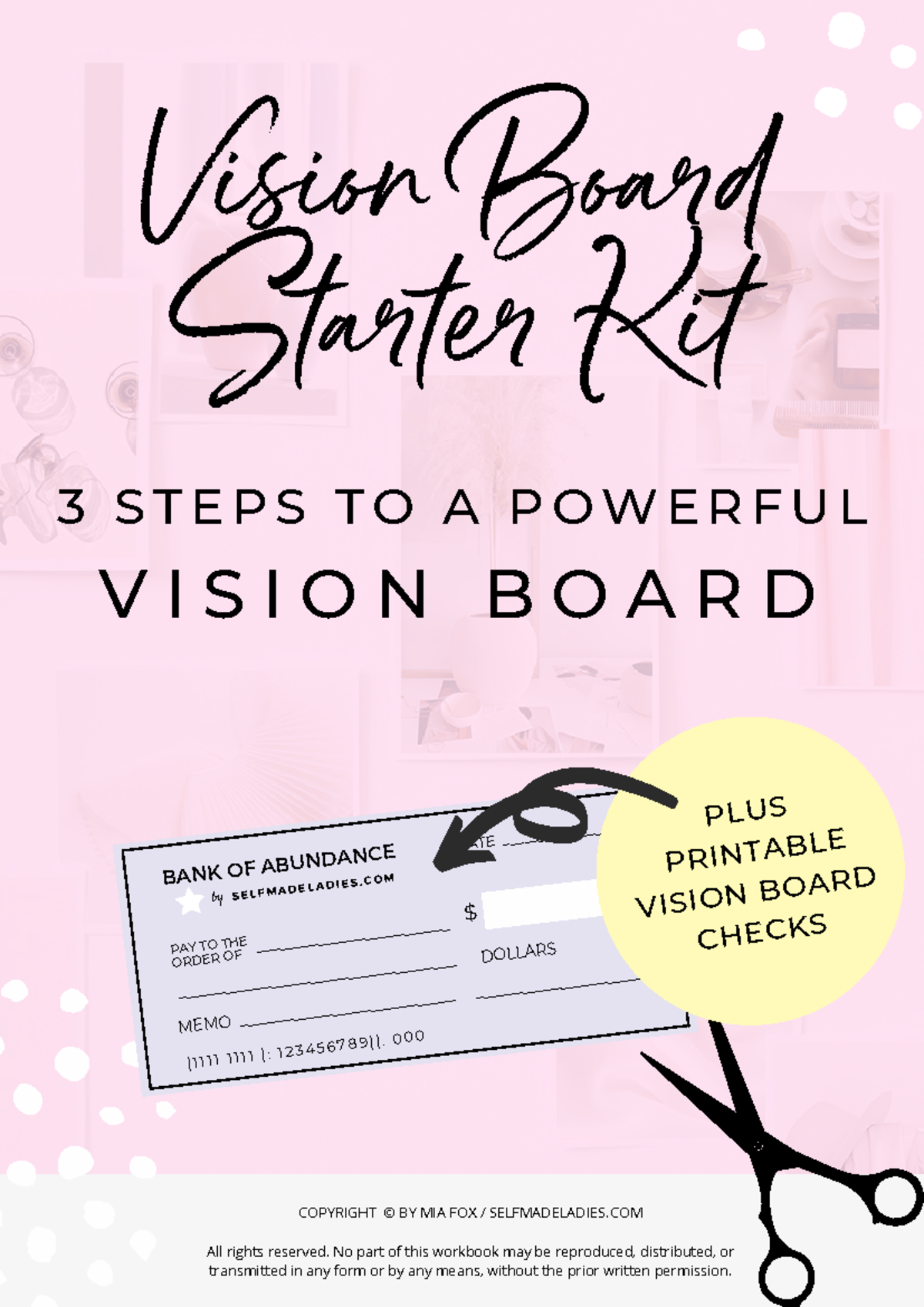 Self Made Ladies Vision Board Starter Kit-V2-2 - Vision Board Starter ...