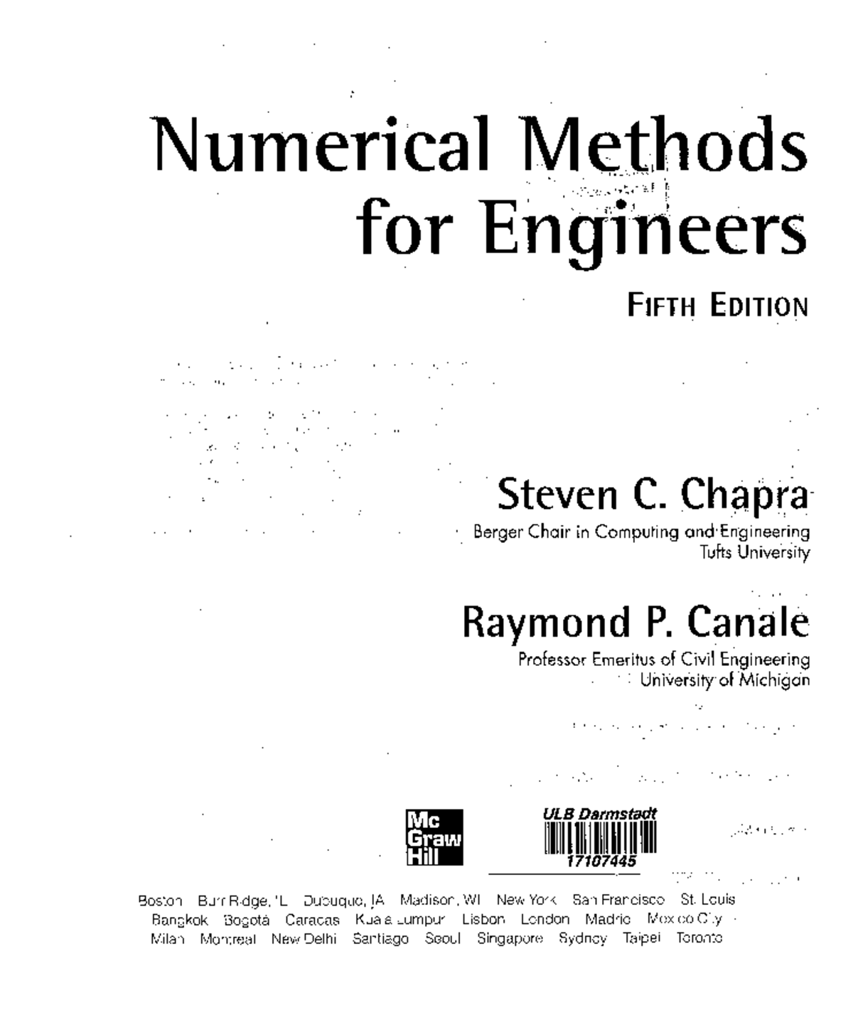 Numerical Methods for Engineers 5th - Chapra - Numerical Methods for ...