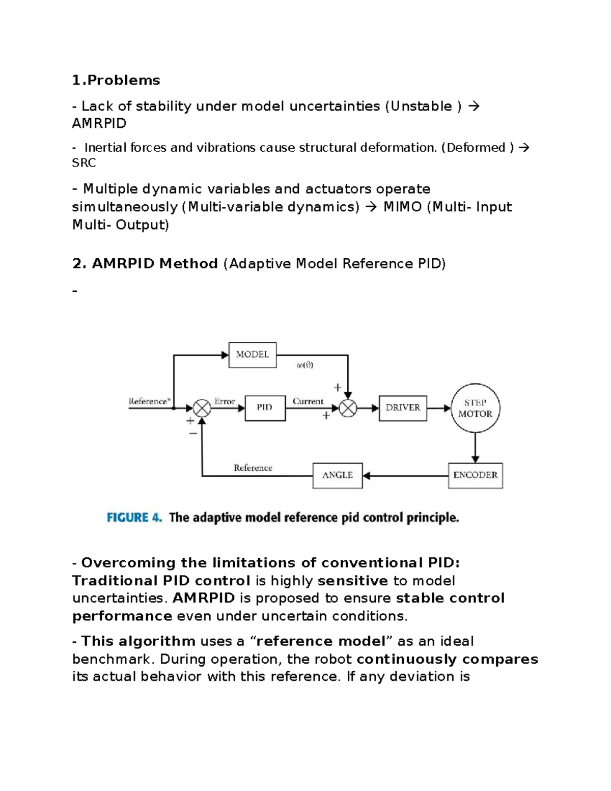 AMRPID Control Method for Stability in MIMO Systems: A Study - Studocu
