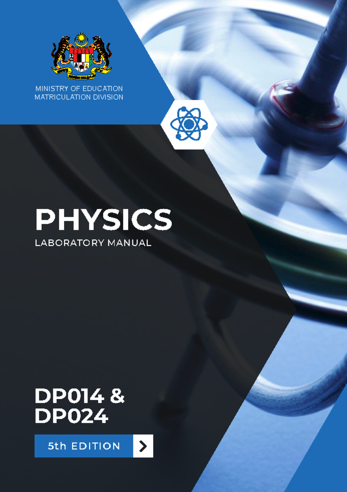 Physics Laboratory Manual DP014 DP024 5th Edition for Matriculation ...
