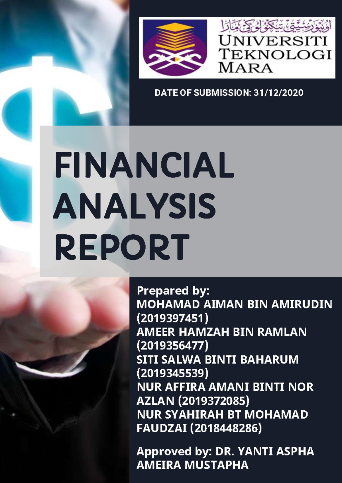 Financial Analysis Report (FIN242) - Group Assignment Overview - Studocu