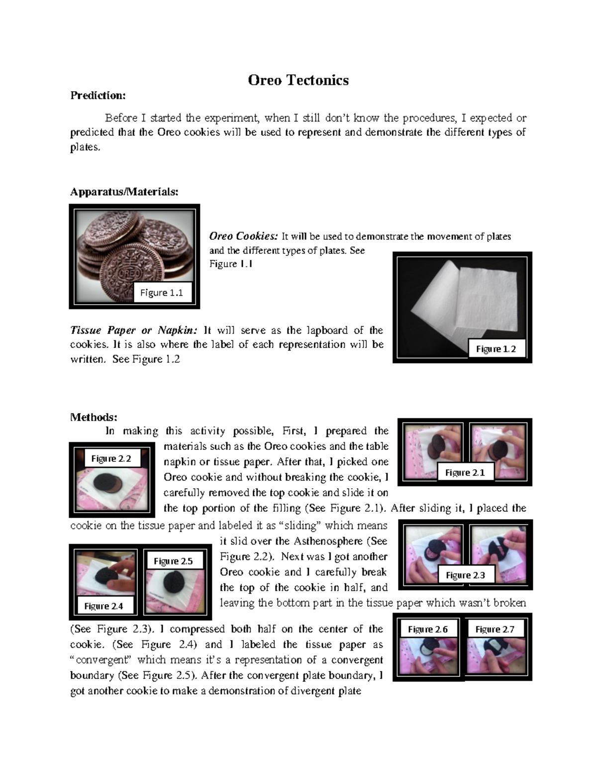 Earth Science - OREO Tectonics - Oreo Tectonics Prediction: Before I ...