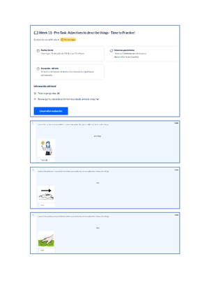 🔊 Week 08 - Pre-Task Quiz: Listening Week 08 - Nota 20/ 20 Intento 1 ...