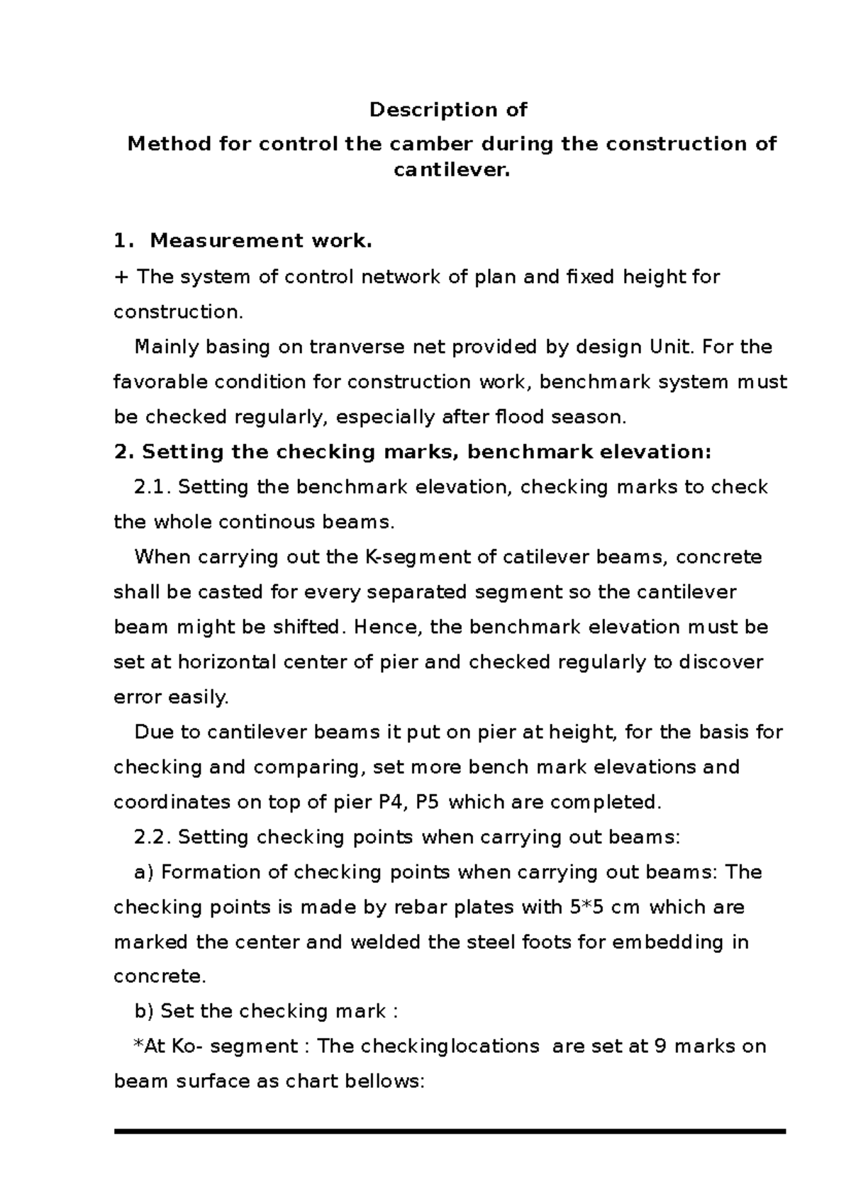 Control camber-EL - kỹ thuật - Description of Method for control the ...