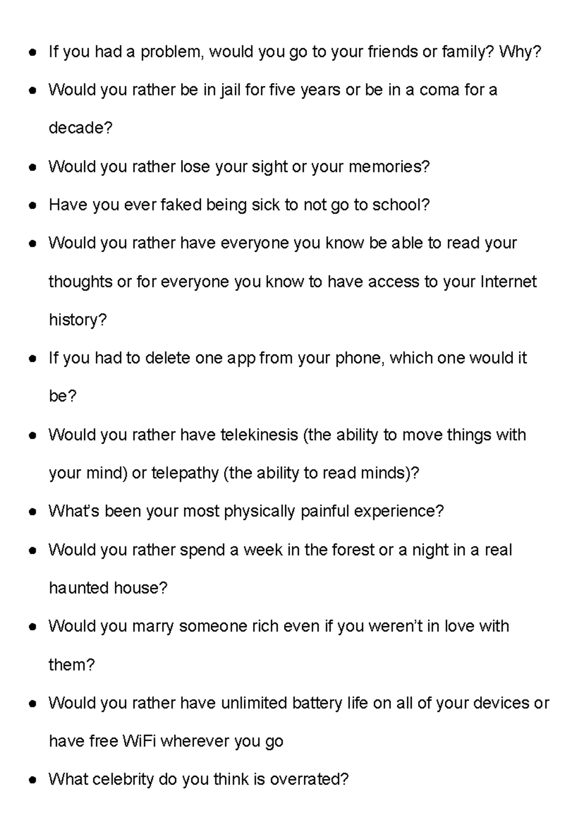 QnA Form 2: Engaging Quiz Questions for Students - Studocu